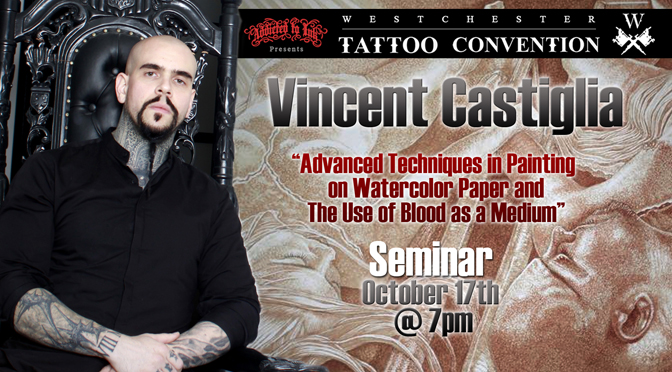 Vincent Castiglia - Painting on Watercolor Paper & the use of Blood as ...